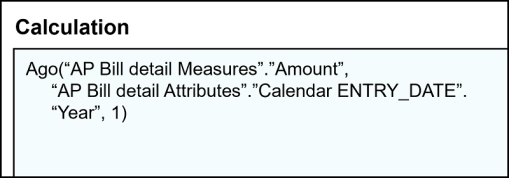 Add a Time Series AGO calculation