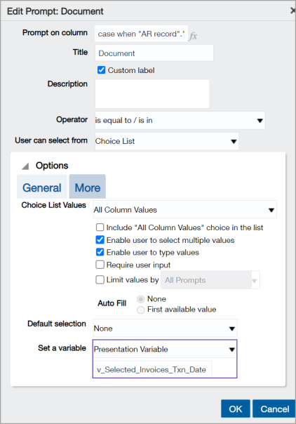 Use presentation variables—ICRW
